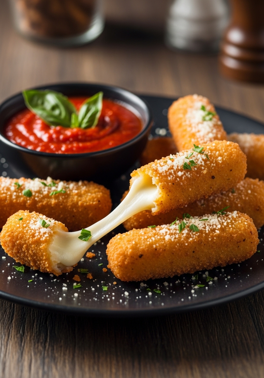 Mozzarella Sticks: The Ultimate Crispy, Cheesy Holiday Appetizer ...